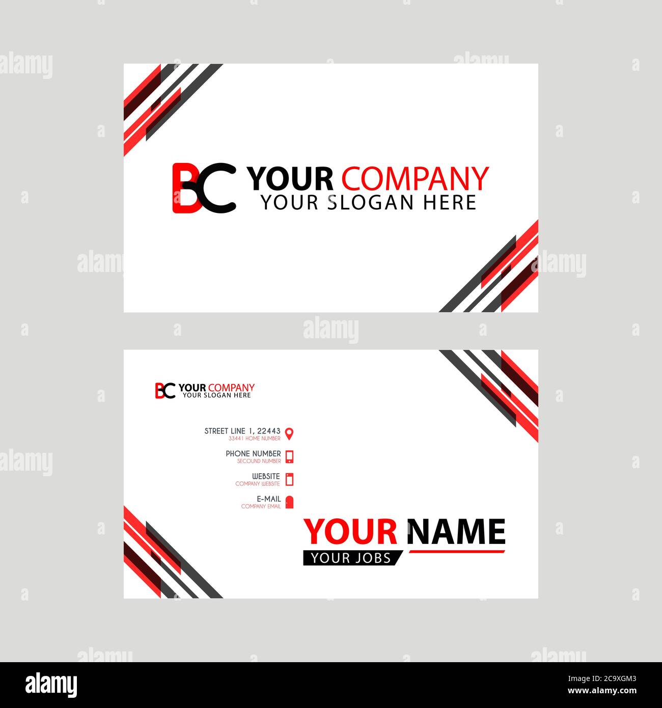 Bc card Stock Vector Images - Alamy