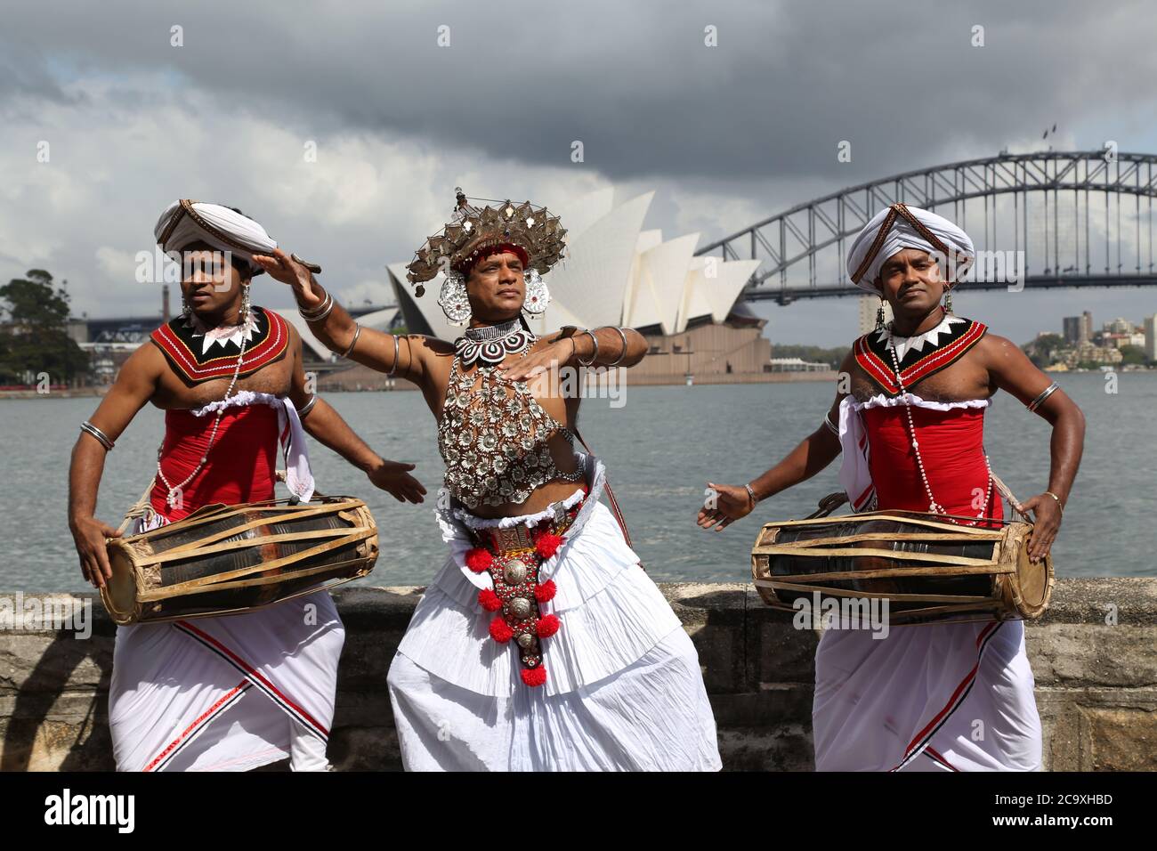 Chitrasena Dance Company near Mrs Macquaries Chair with the Sydney ...