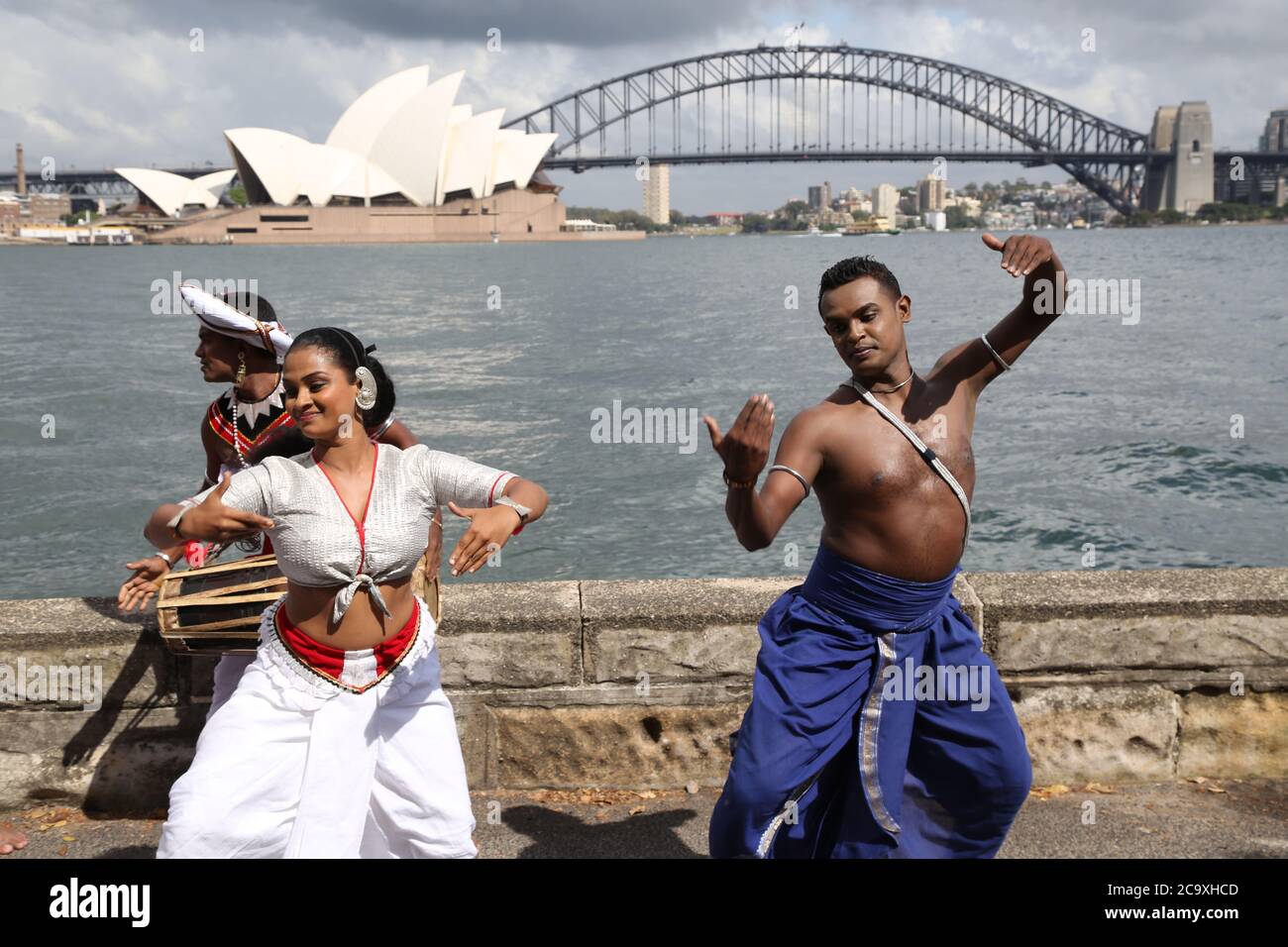 Chitrasena Dance Company near Mrs Macquaries Chair with the Sydney ...