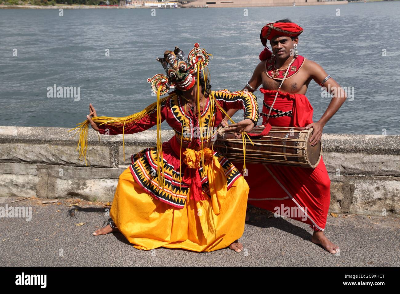 Chitrasena Dance Company near Mrs Macquaries Chair with the Sydney ...