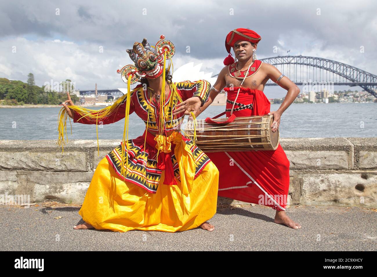 Chitrasena Dance Company near Mrs Macquaries Chair with the Sydney ...
