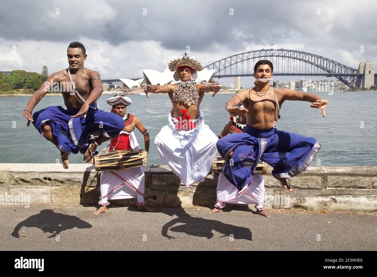 Chitrasena Dance Company near Mrs Macquaries Chair with the Sydney ...