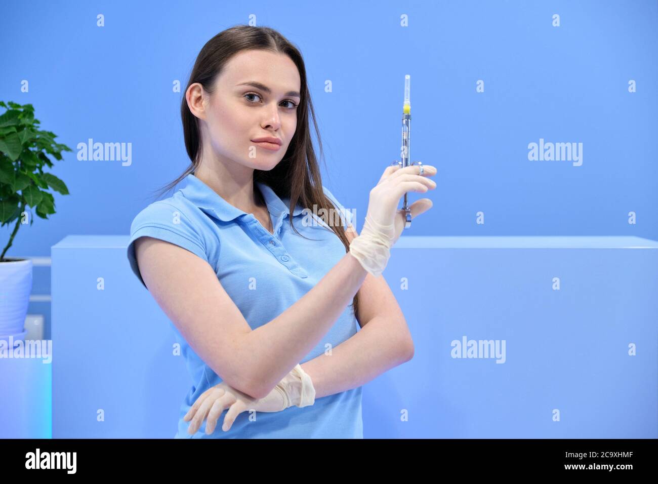 Beautiful Nurse Injection High Resolution Stock Photography and Images ...