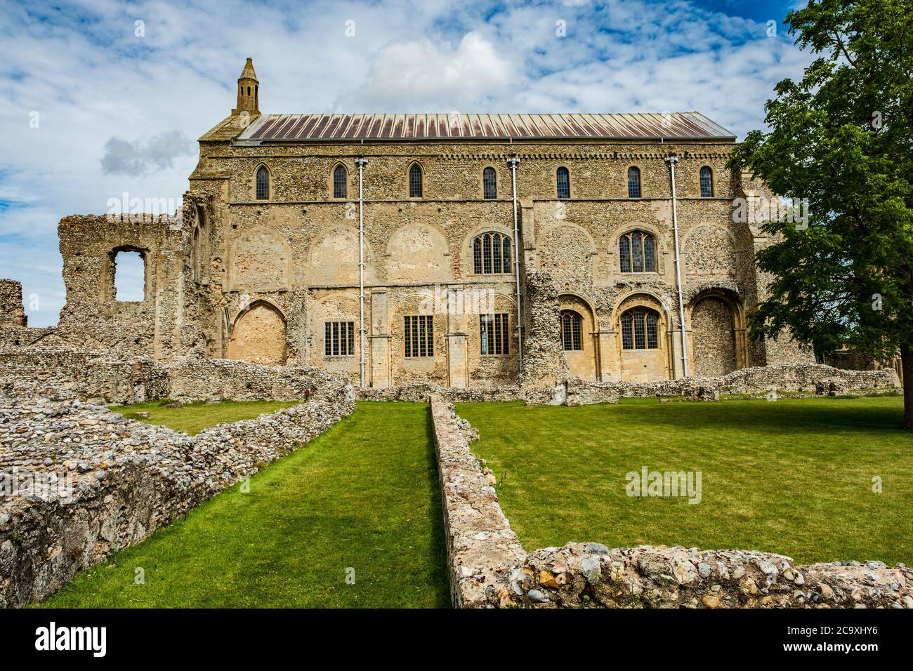Parish church and ruins binham hi-res stock photography and images - Alamy