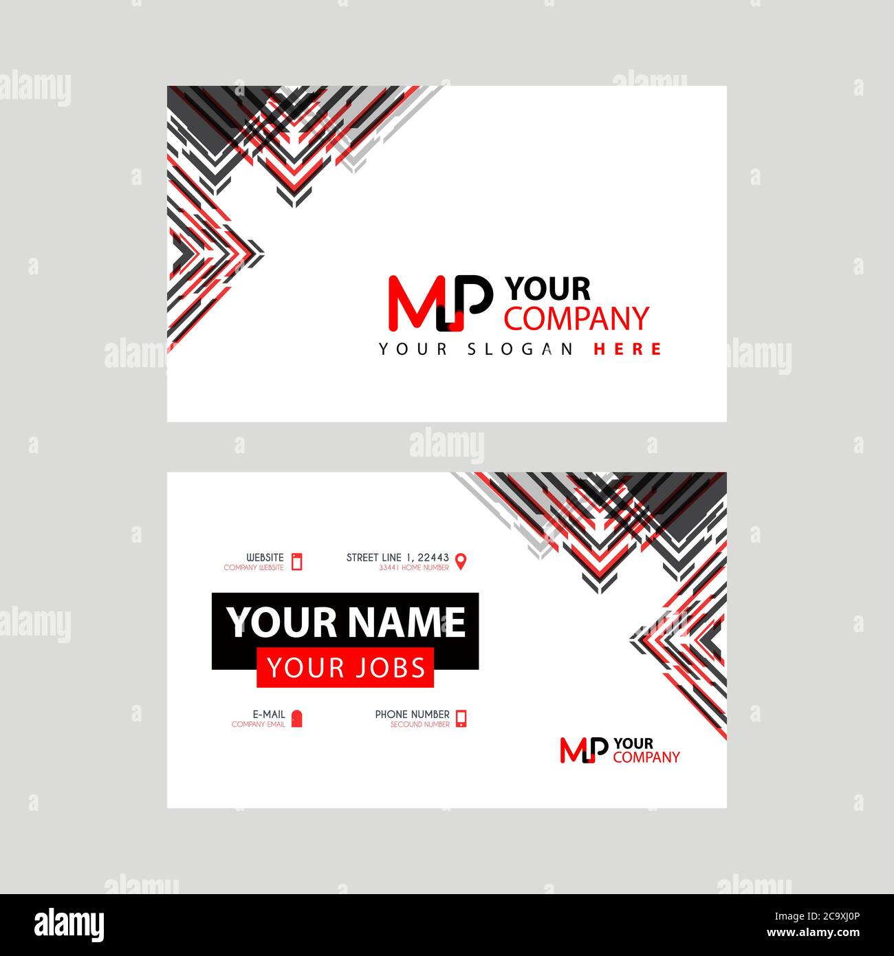 the MP logo letter with box decoration on the edge, and a bonus ...