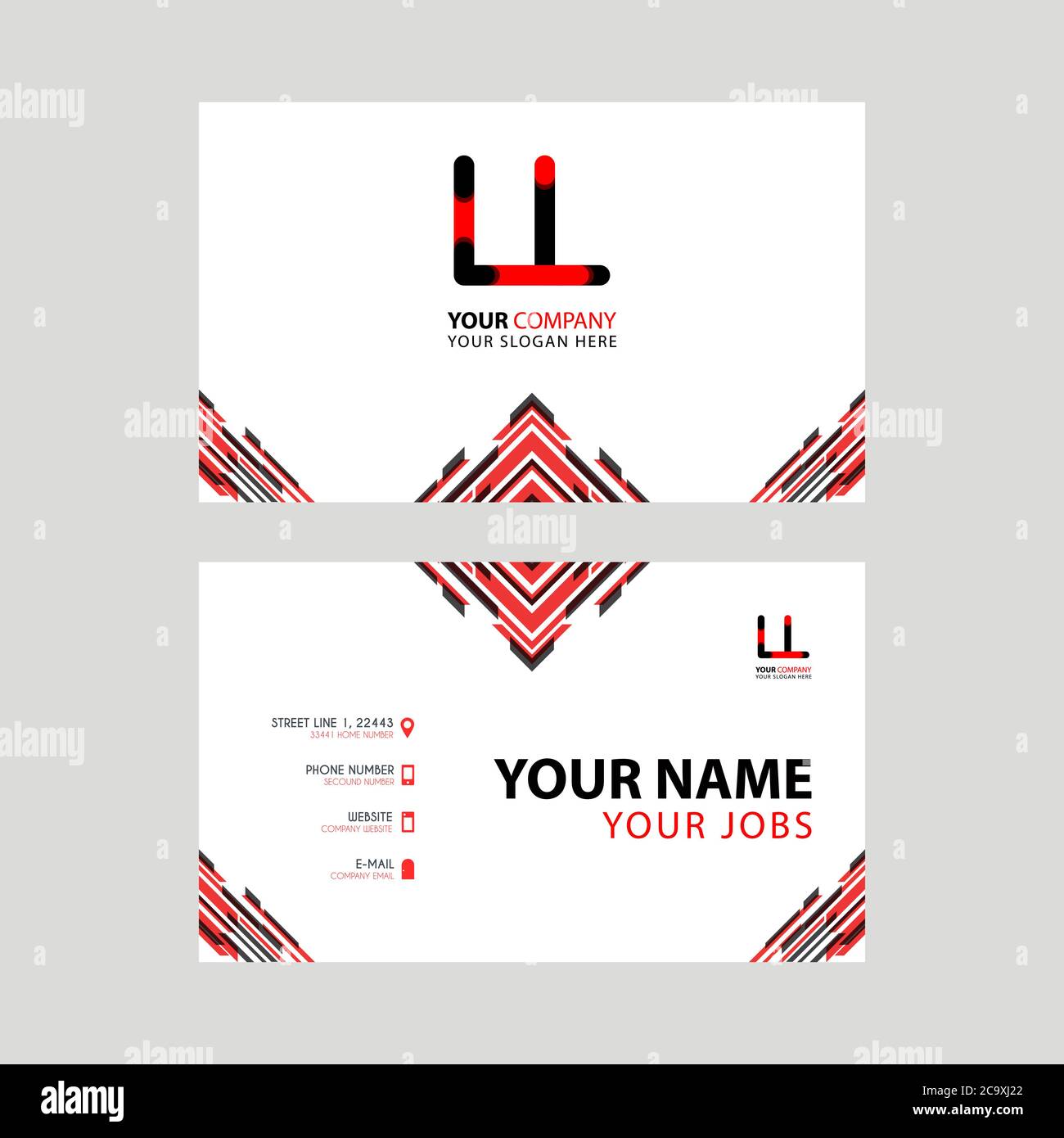 Ll logo vector vectors circle hi-res stock photography and images - Alamy