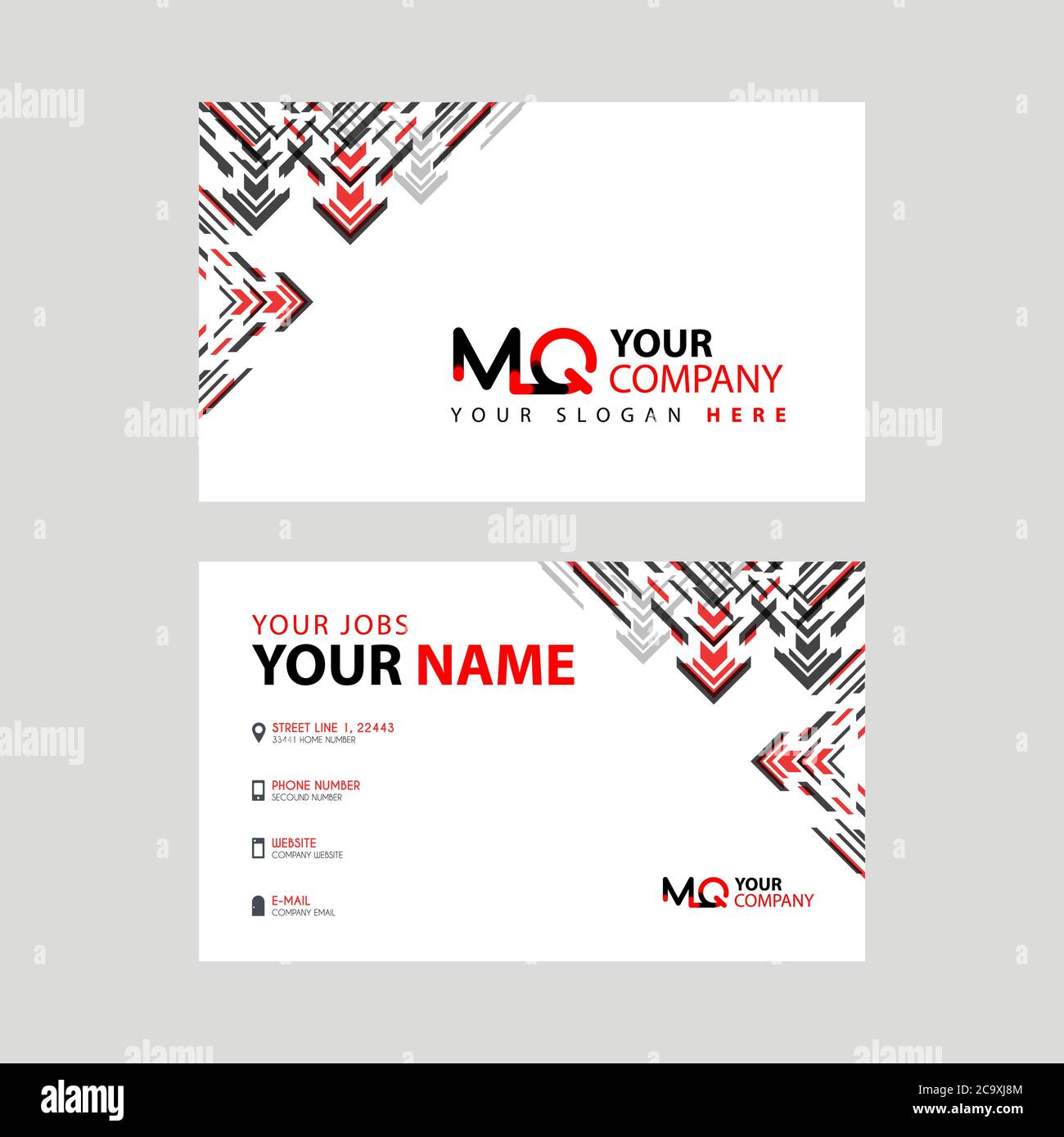 the MQ logo letter with box decoration on the edge, and a bonus ...
