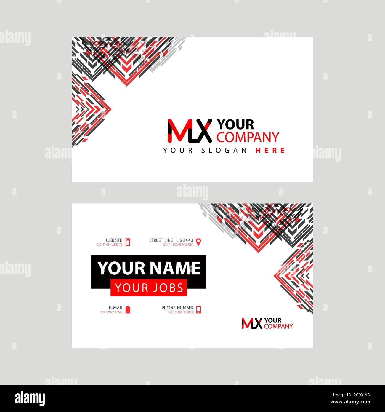 the MX logo letter with box decoration on the edge, and a bonus ...