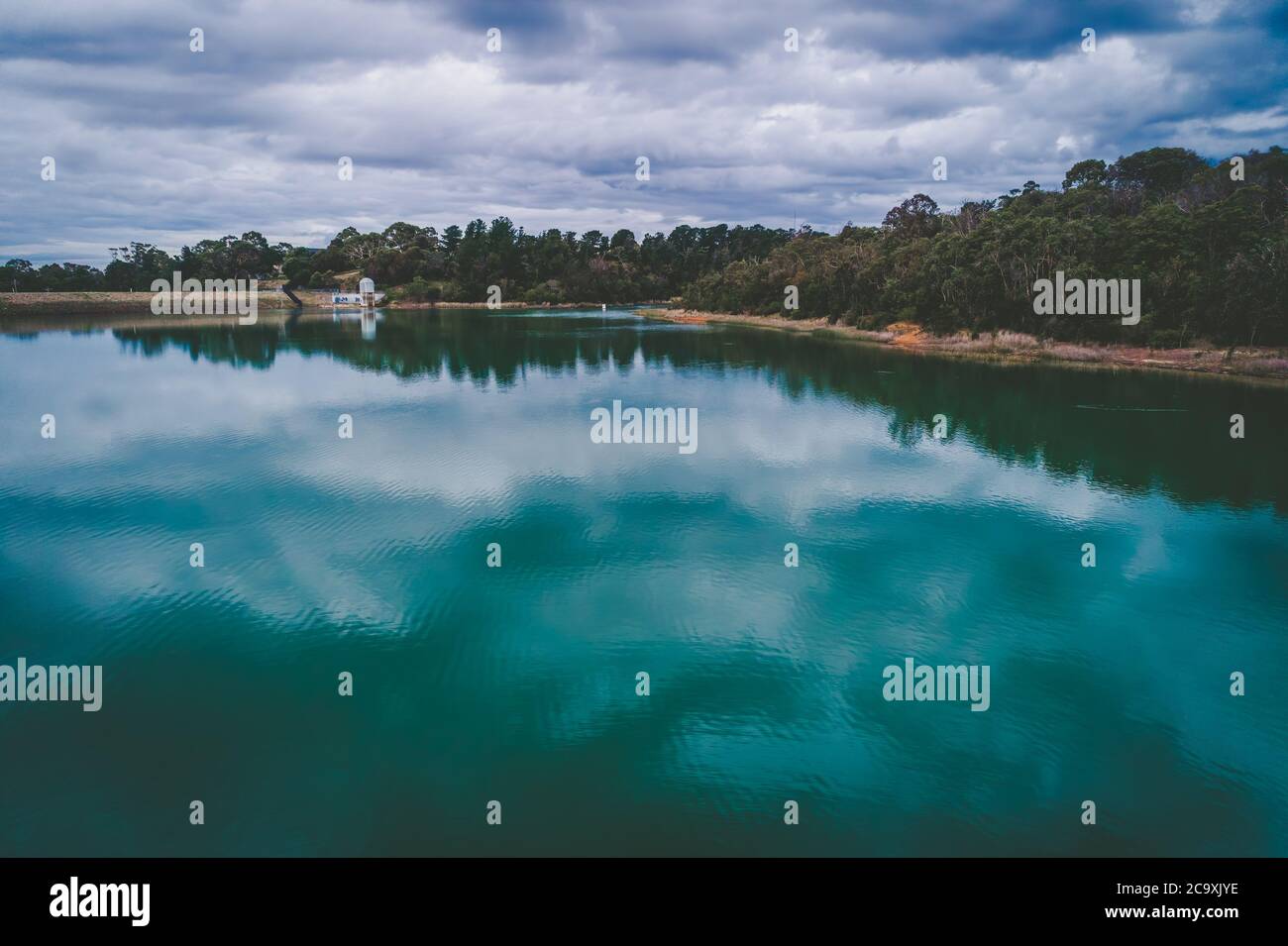 Water reservoir in Melbourne, Australia Stock Photo - Alamy