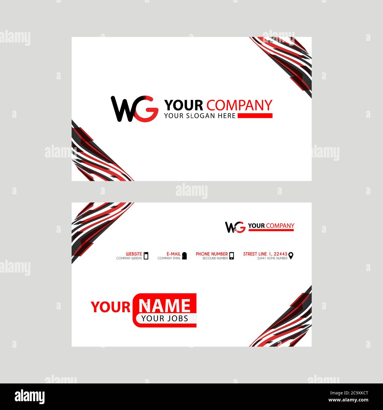 the WG logo letter with box decoration on the edge, and a bonus ...