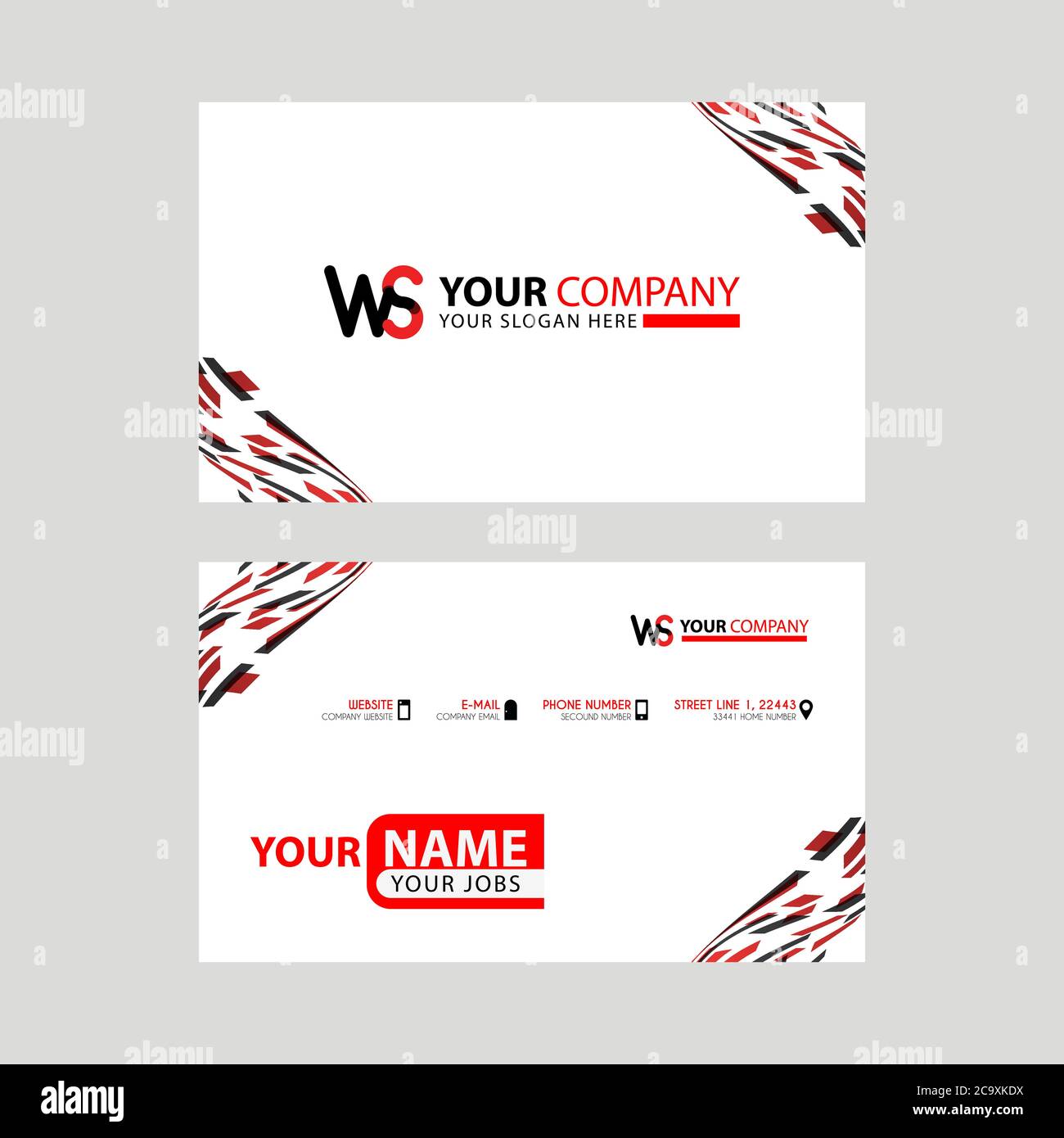 the WS logo letter with box decoration on the edge, and a bonus ...