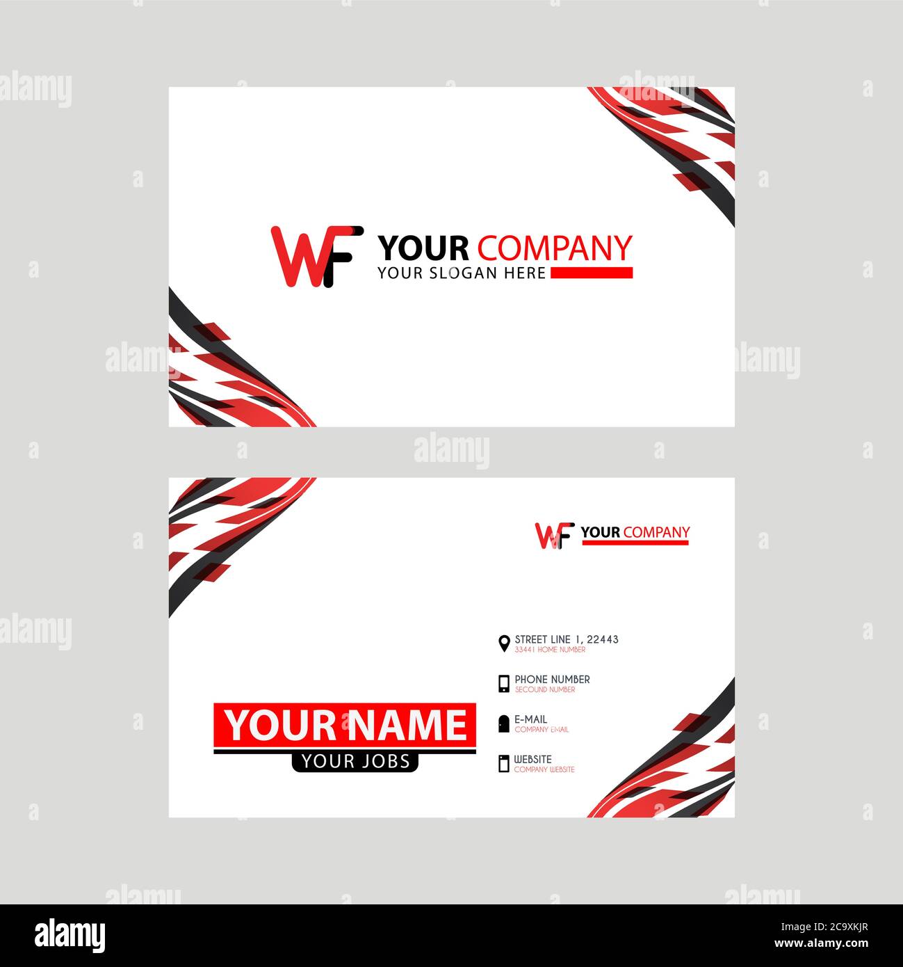 the WF logo letter with box decoration on the edge, and a bonus ...