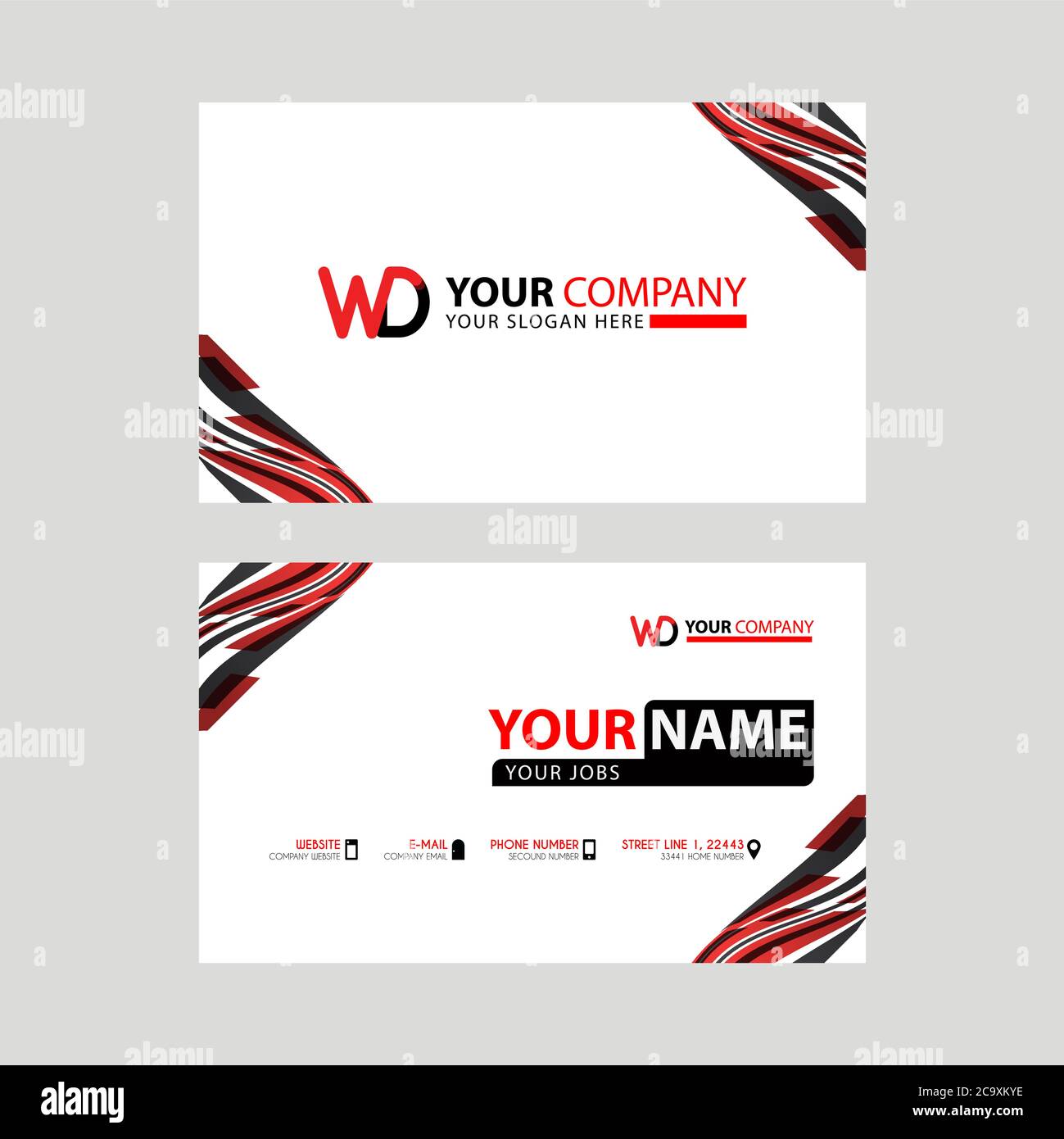 the WD logo letter with box decoration on the edge, and a bonus ...