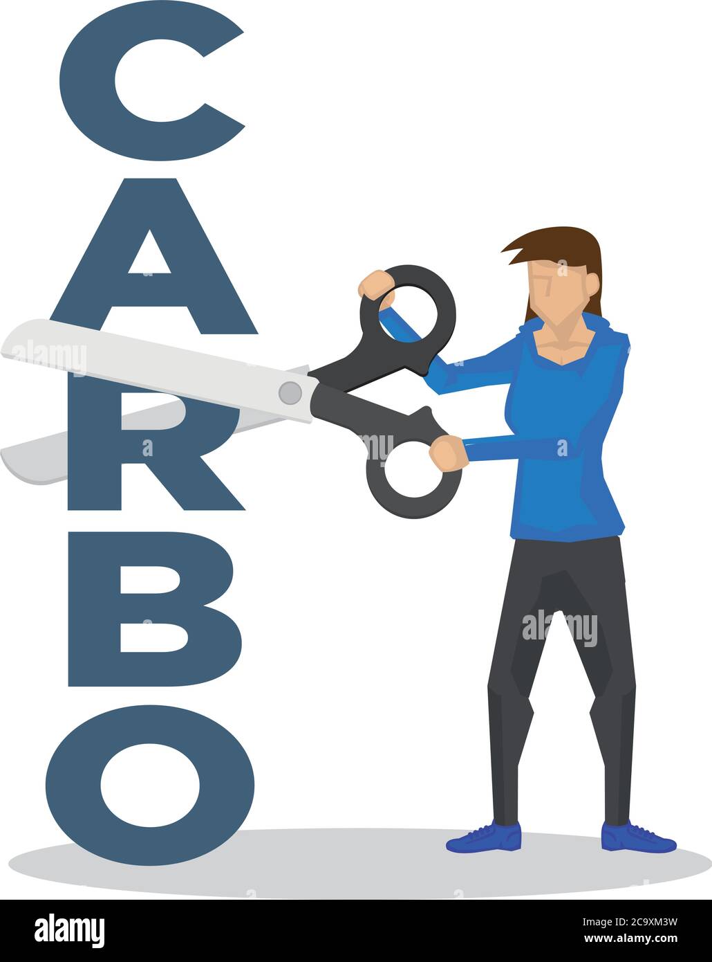 Cut using scissors Stock Vector Images - Alamy