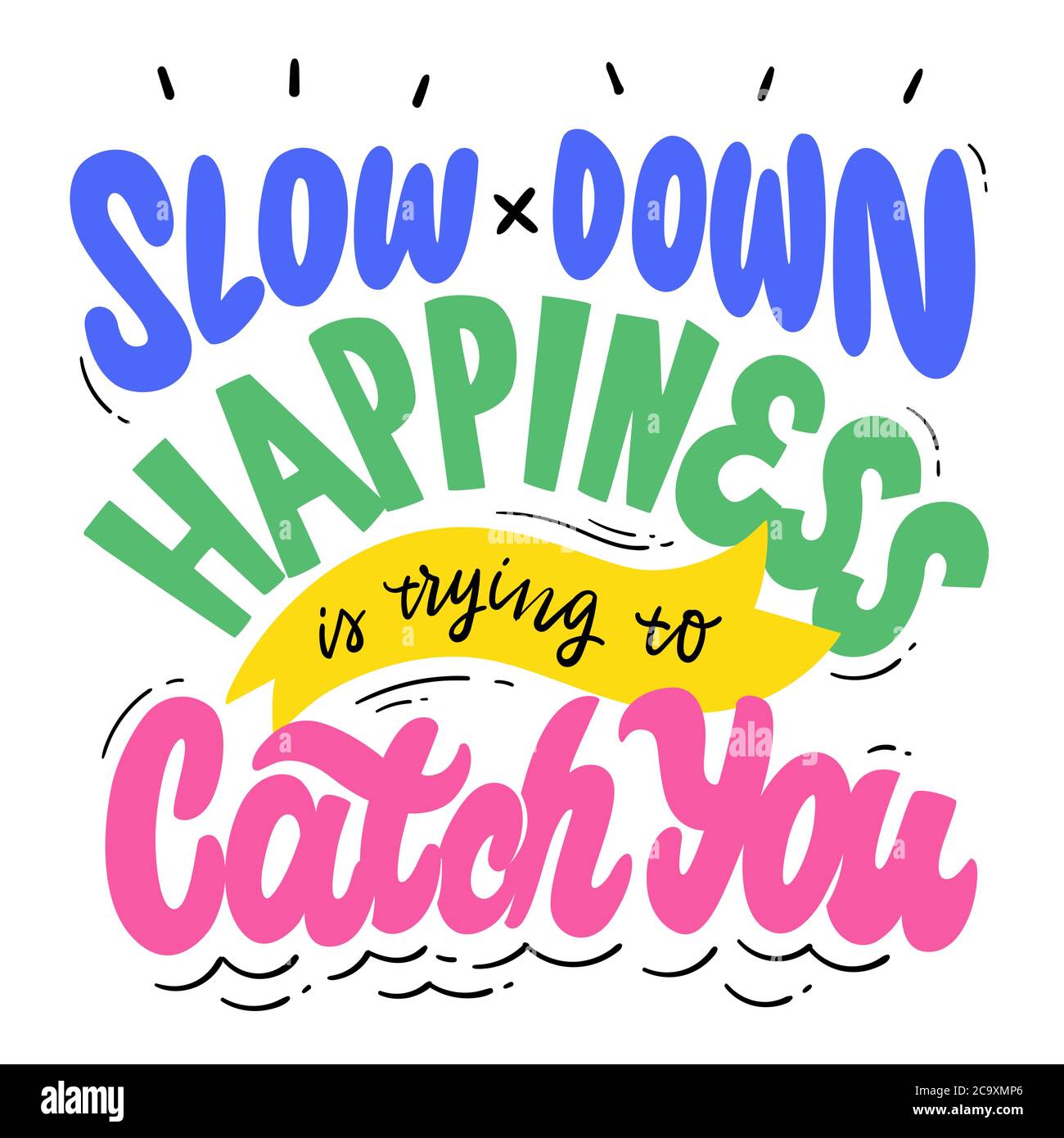 Writing slow down Stock Vector Images - Alamy