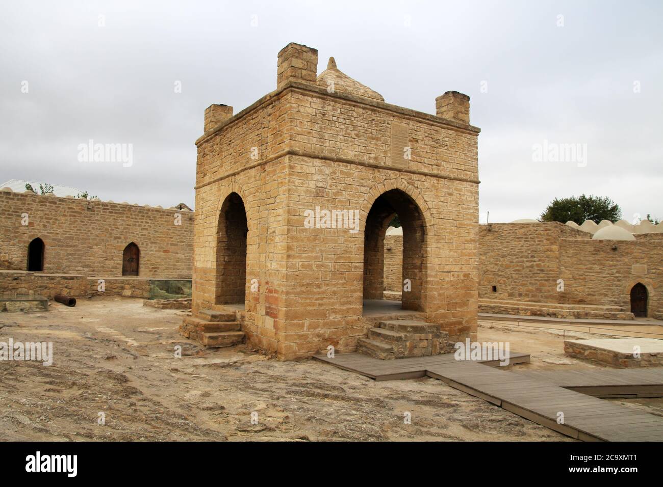 Fire Temple Ateshgah of Baku, Azerbaijan Stock Photo - Alamy