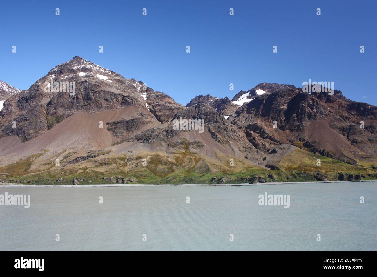 Coastal landscape from South Georgia Island Stock Photo - Alamy