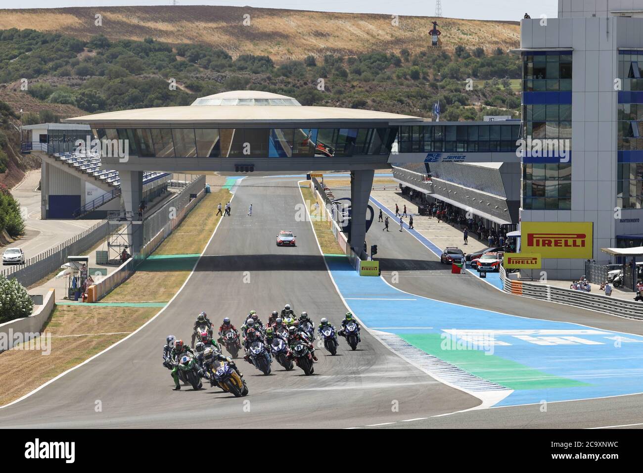 Jerez, Spain. 2nd Aug, 2020. Second day of World SBK races at Jerez ...