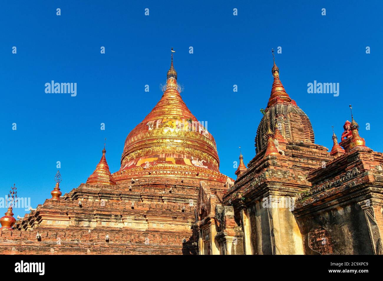 Dhamma Ya Zi Ka Pagoda in Bagan, Myanmar former Burma in Asia Stock ...