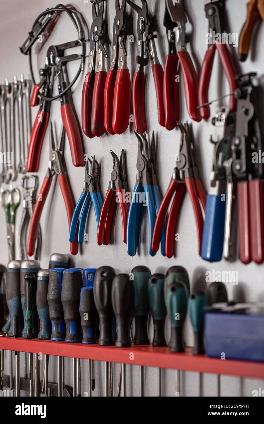 Set of different tools Stock Photo - Alamy