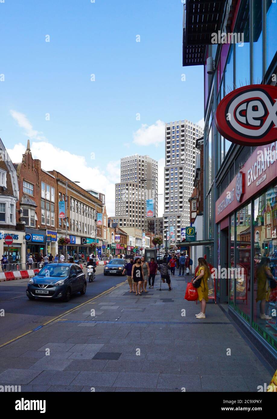 Wembley,High Road, London, United Kingdom Stock Photo - Alamy