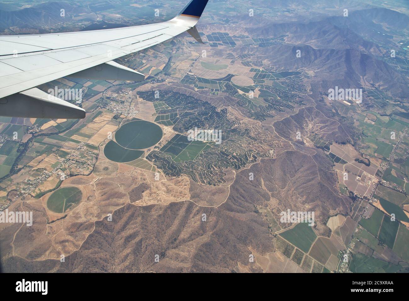 Airplane window view colombia mountains hi-res stock photography and ...