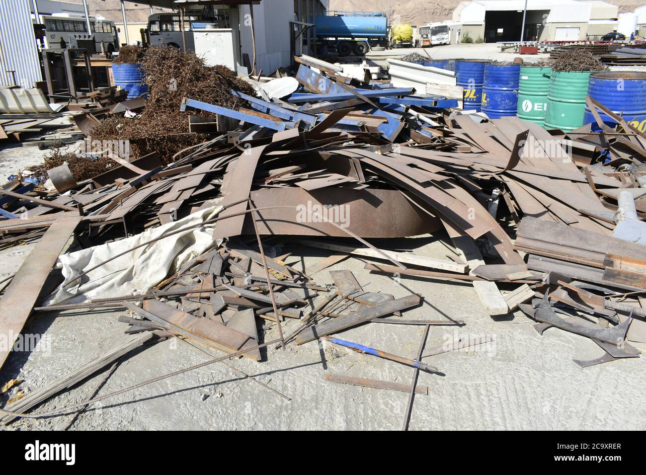 Muscat, Oman - 08-08-2020 : Industrial Wastages and scrabs in the ...