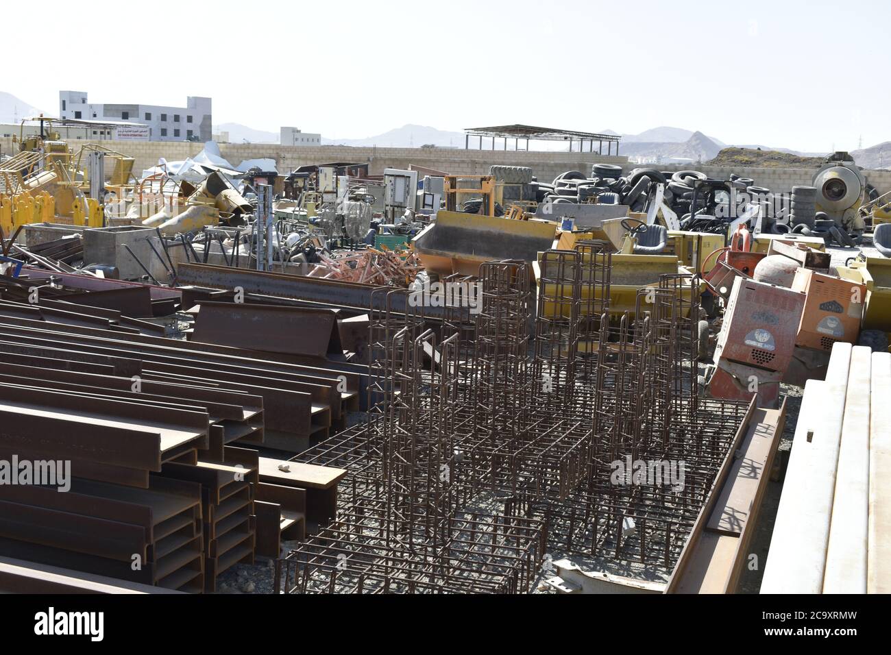 Muscat, Oman - 08-08-2020 : Industrial Wastages and scrabs in the ...