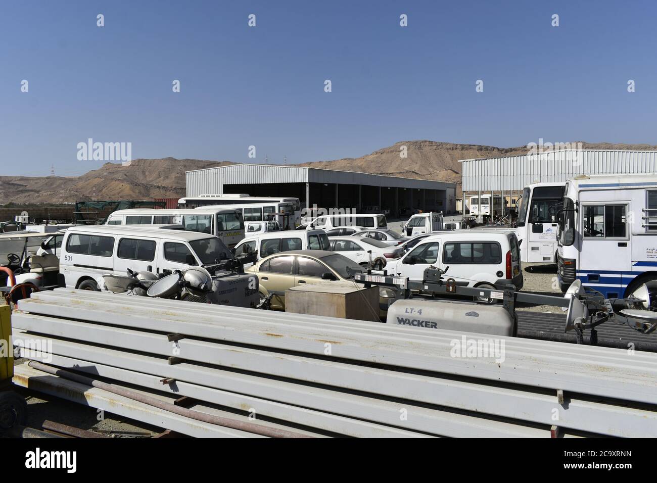 Muscat, Oman - 08-08-2020 : Industrial Wastages and scrabs in the ...