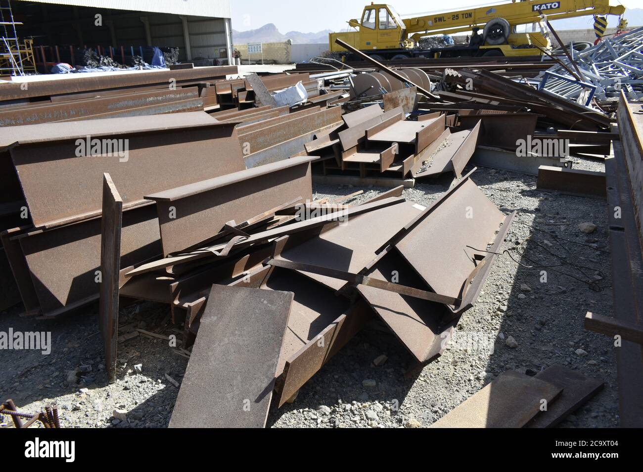 Muscat, Oman - 08-08-2020 : Industrial Wastages and scrabs in the ...