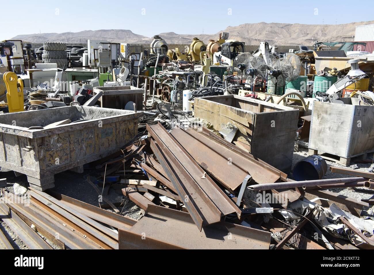 Muscat, Oman - 08-08-2020 : Industrial Wastages and scrabs in the ...