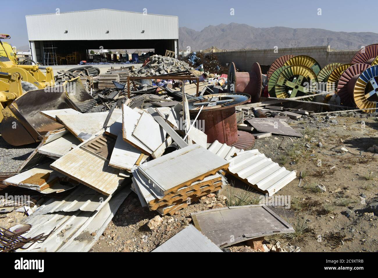 Muscat, Oman - 08-08-2020 : Industrial Wastages and scrabs in the ...