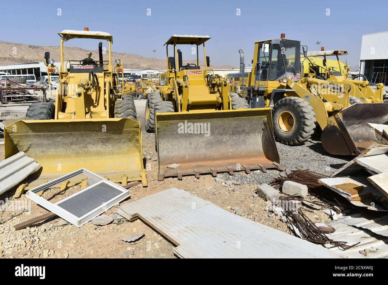Muscat, Oman - 08-08-2020 : Industrial Wastages and scrabs in the ...