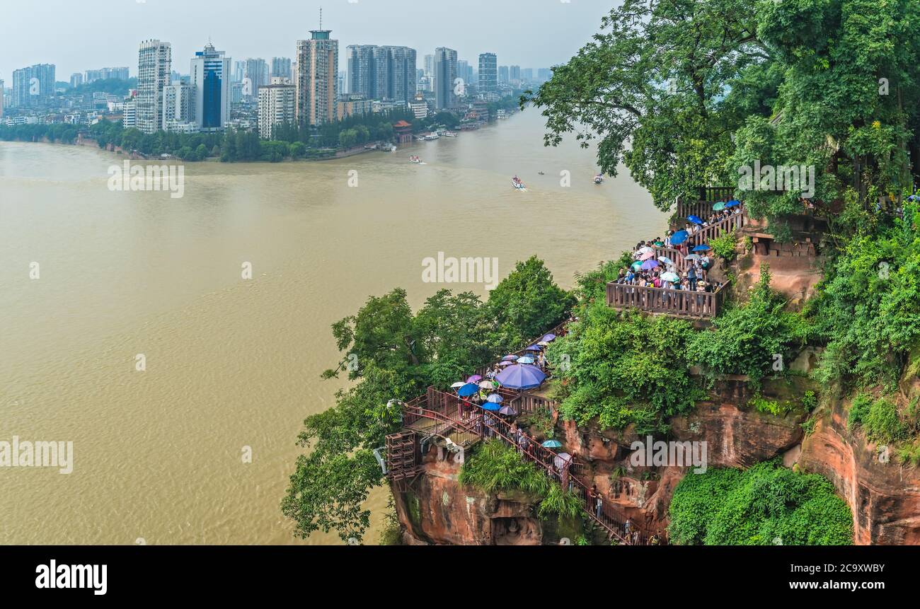 Plank walk china hi-res stock photography and images - Alamy