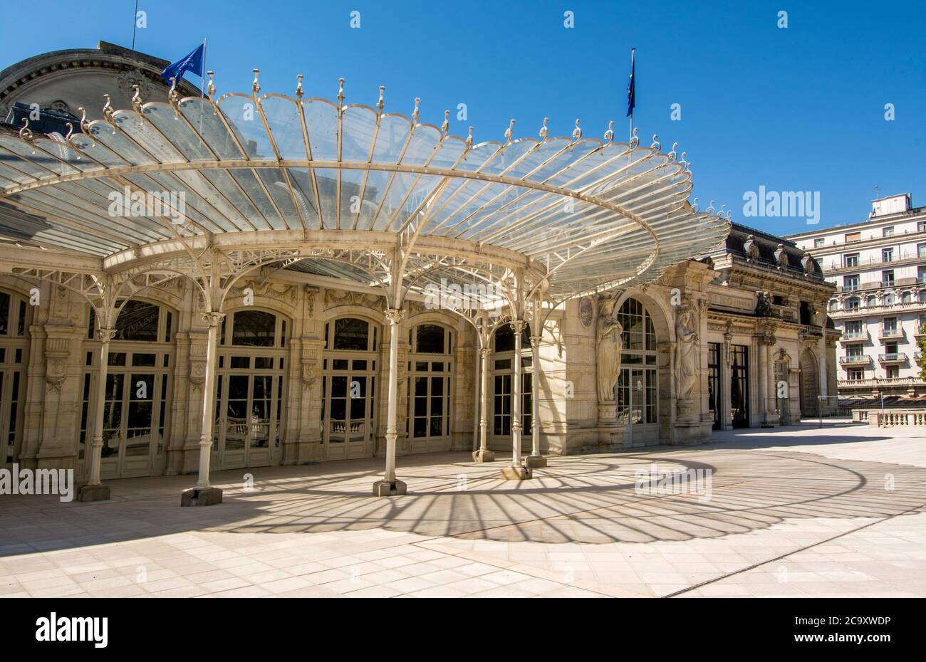 The Opera glass canopy, Palais des congres – Opera, Vichy, Allier ...