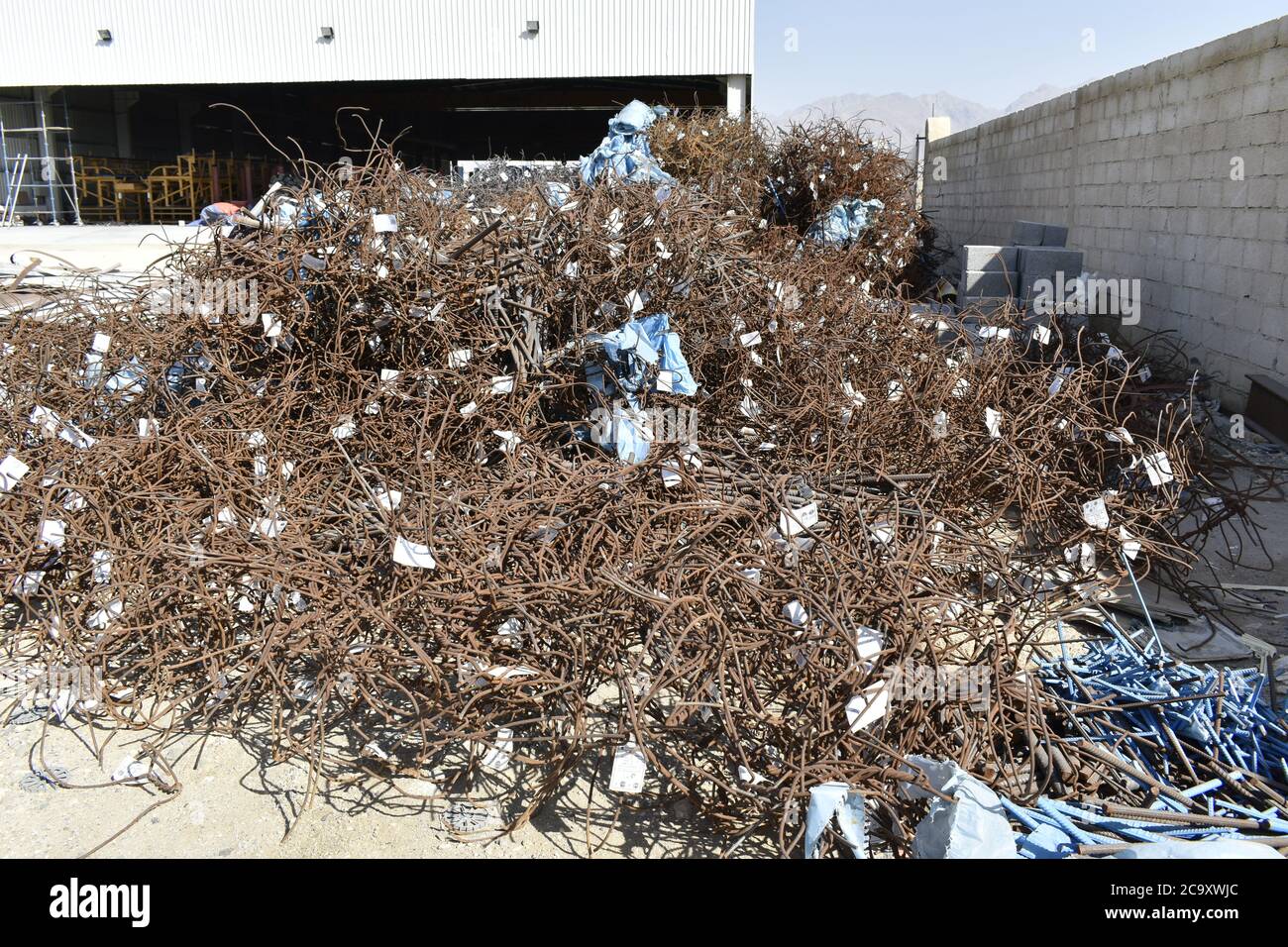 Muscat, Oman - 08-08-2020 : Industrial Wastages and scrabs in the ...