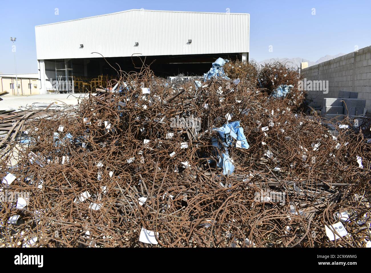 Muscat, Oman - 08-08-2020 : Industrial Wastages and scrabs in the ...
