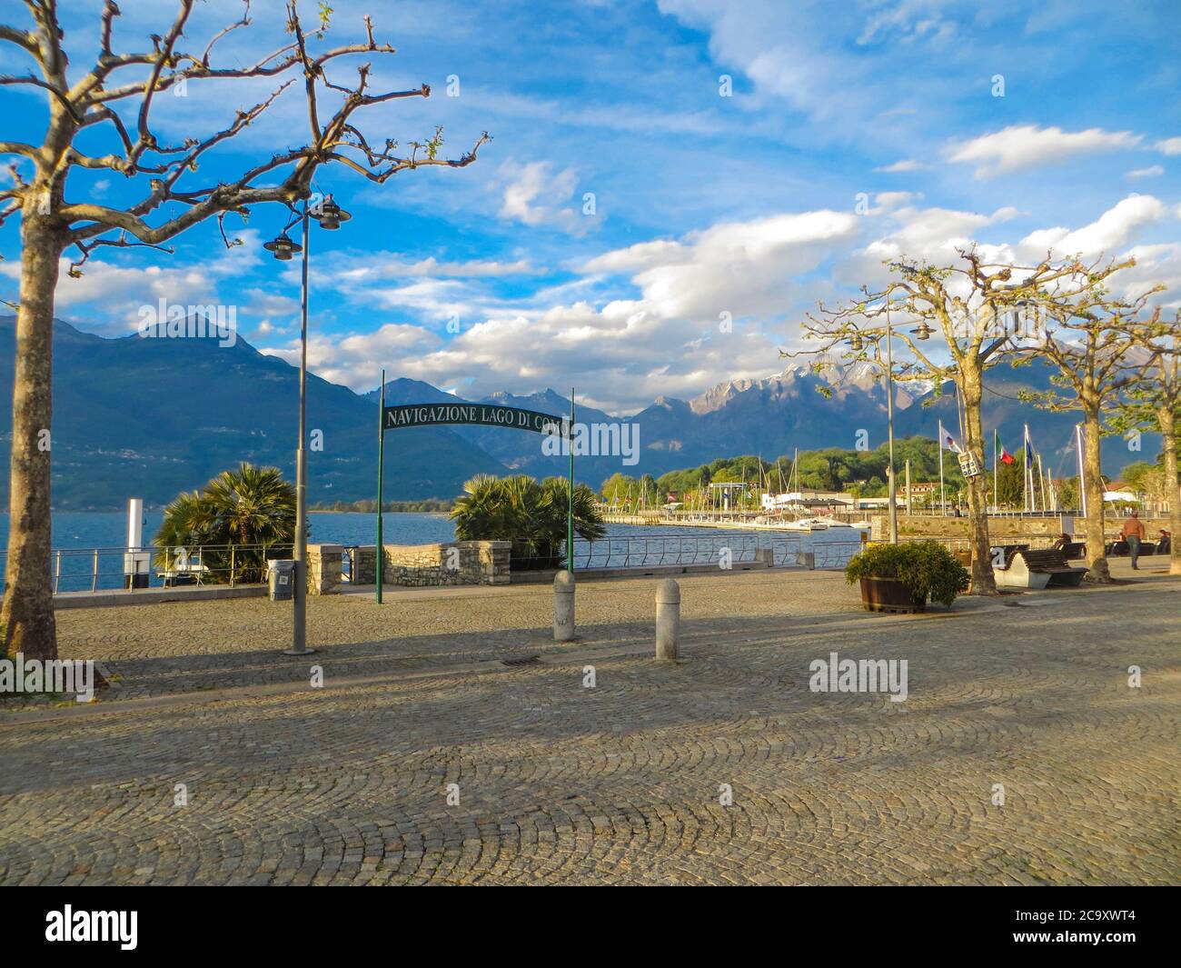 Colico, Province of Lecco, Lombardy, Italy, Eastern shore of Lake of ...