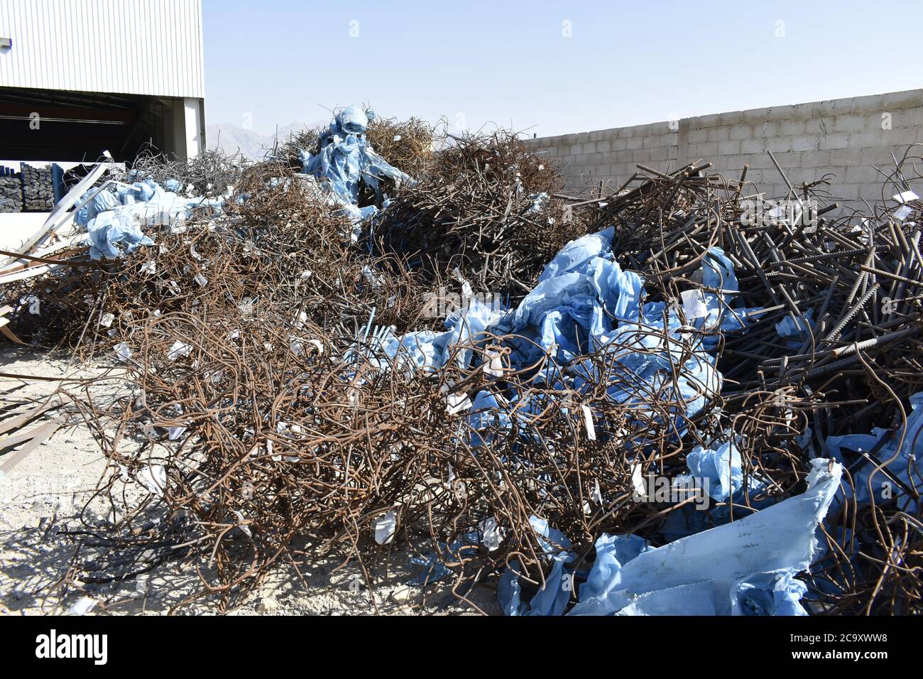 Muscat, Oman - 08-08-2020 : Industrial Wastages and scrabs in the ...