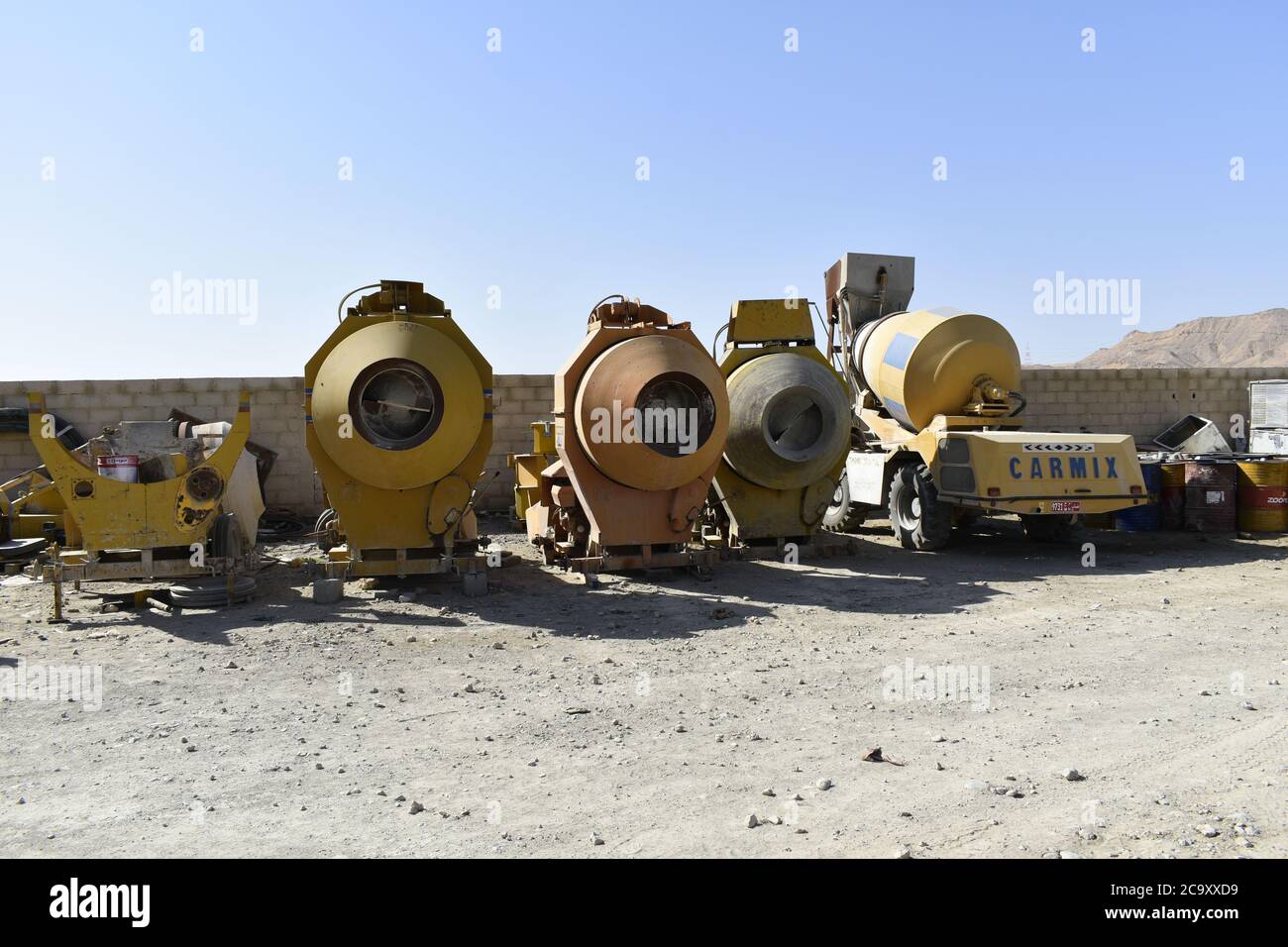 Muscat, Oman - 08-08-2020 : Industrial Wastages and scrabs in the ...
