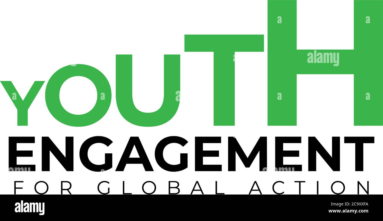 Illustration design for celebrating youth day event. logo and poster ...