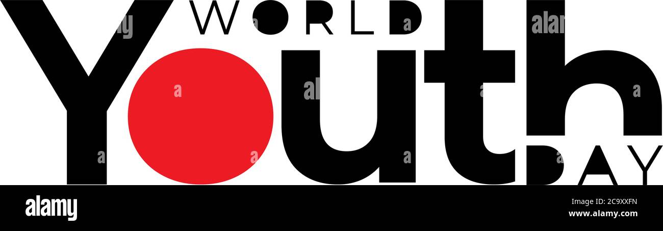 Illustration design for celebrating youth day event. logo and poster ...