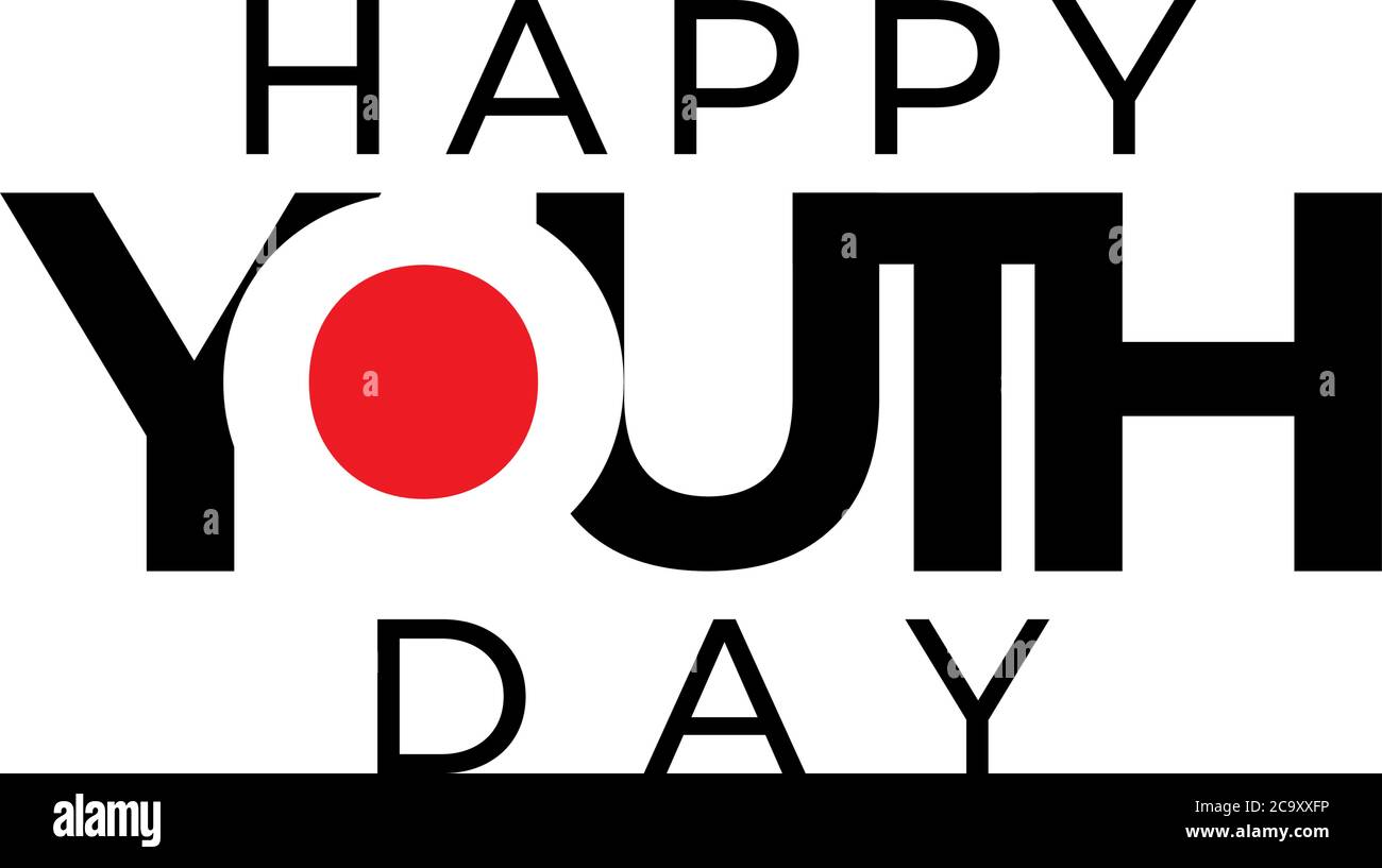 Illustration design for celebrating youth day event. logo and poster ...