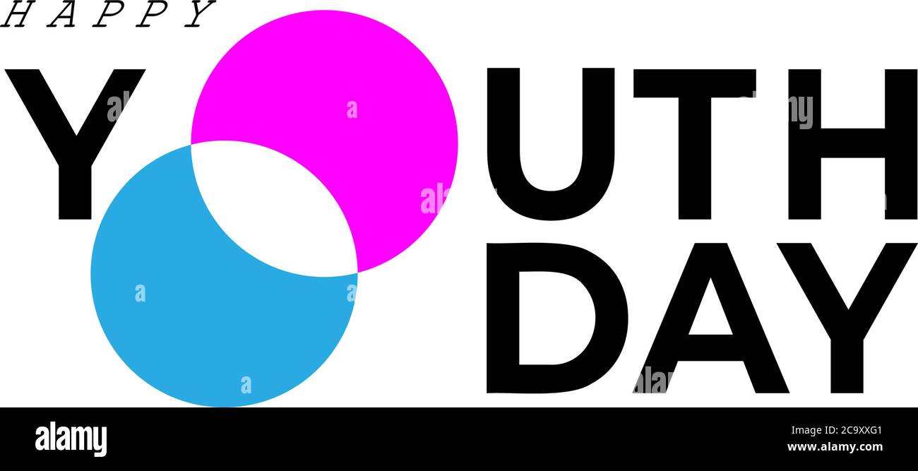 Illustration design for celebrating youth day event. logo and poster ...