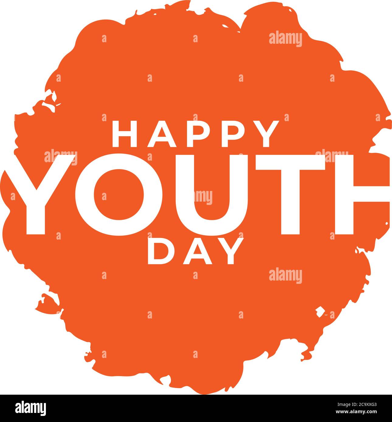 Illustration design for celebrating youth day event. logo and poster ...