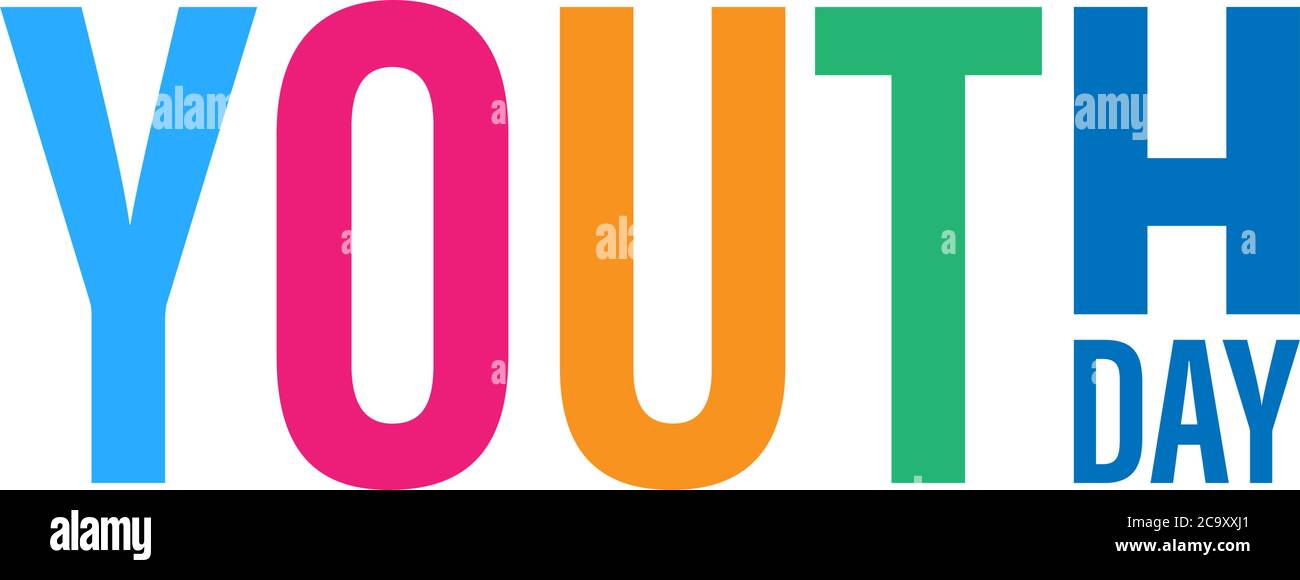 Illustration design for celebrating youth day event. logo and poster ...
