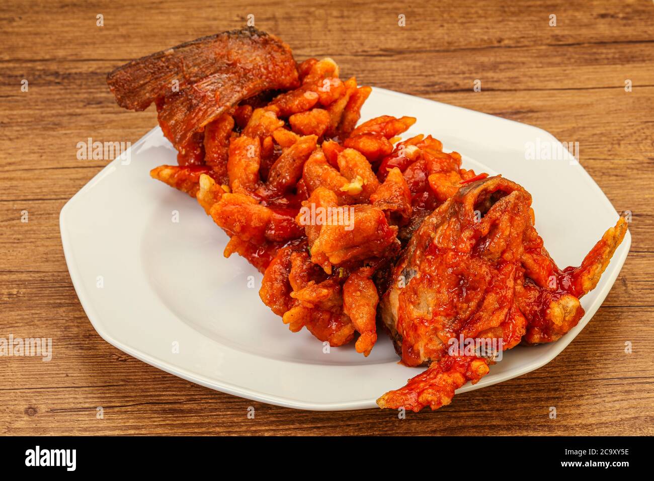 Chinese cuisine squirrel fish with sweet sauce Stock Photo - Alamy