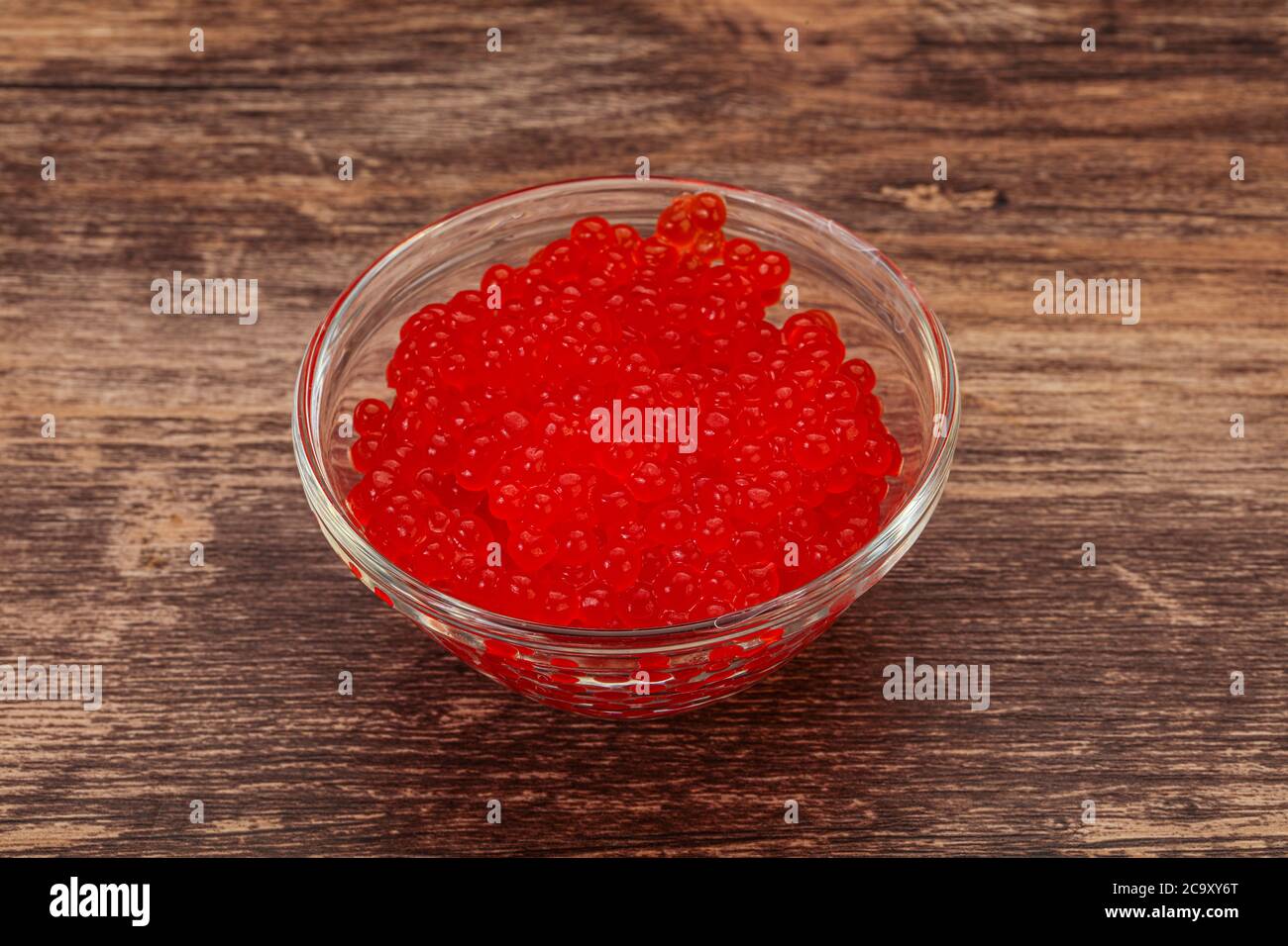 Luxury Red salmon caviar in the bowl Stock Photo - Alamy