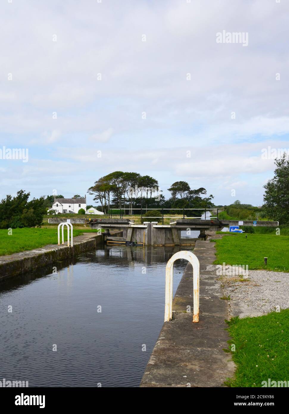 Lock No. 6. Glasson branch of the Lancaster Canal. Glasson, Lancashire ...