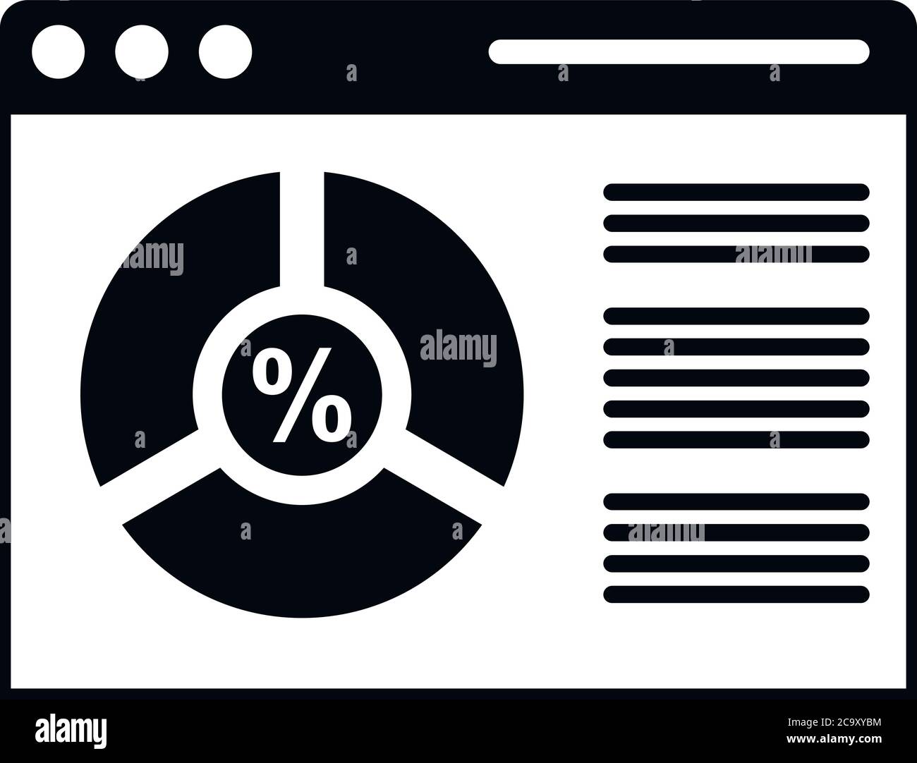 Conversion rate web page icon. Simple illustration of conversion rate ...